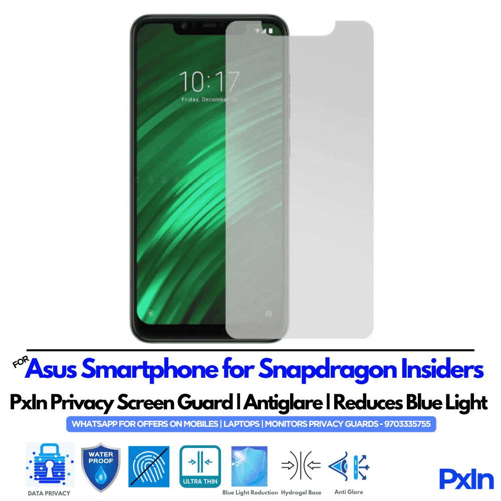 Privacy Screen Guard for Asus Smartphone for Snapdragon Insiders Mobile ...