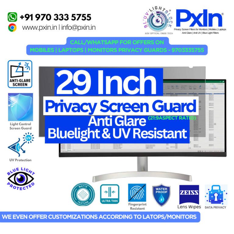 14 Inch (16:9) Laptop Privacy Screen | 360° Privacy | 4 Way Privacy ...