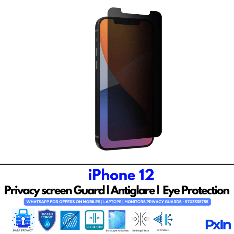 iPhone Mobile Privacy Screen Guard (Anti-Glare | Anti Blue) Pxin.in