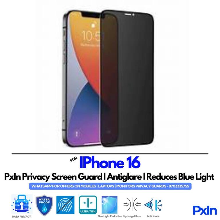Privacy Screen Guard for iPhone 16 Mobile | No.1