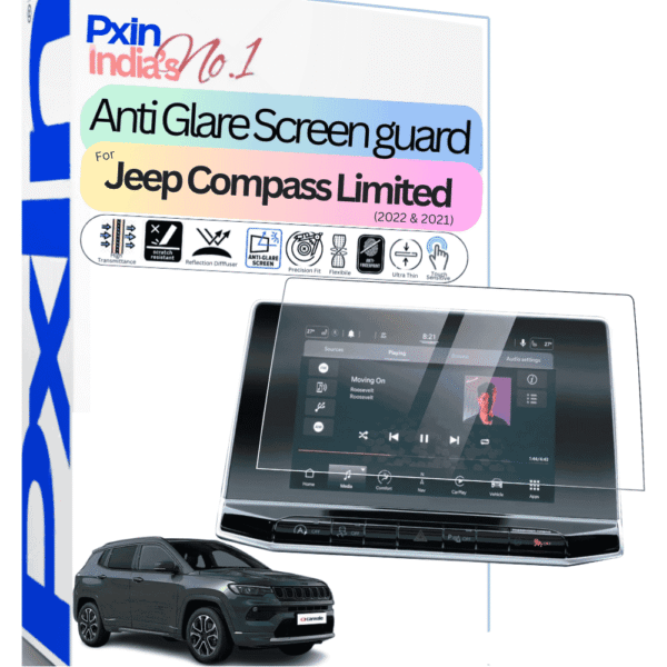 Anti Glare Screen Guard for Jeep Compass Limited (2022 & 2021) Car ...
