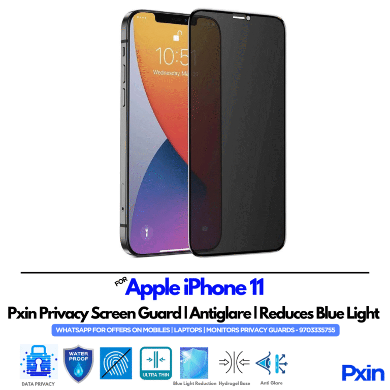 iPhone Mobile Privacy Screen Guard (Anti-Glare | Anti Blue) Pxin.in