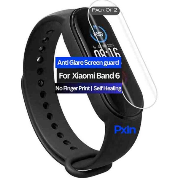 Anti-Glare Screen Guard for Xiaomi Band 6 | Fingerprint Resistant [Pack ...