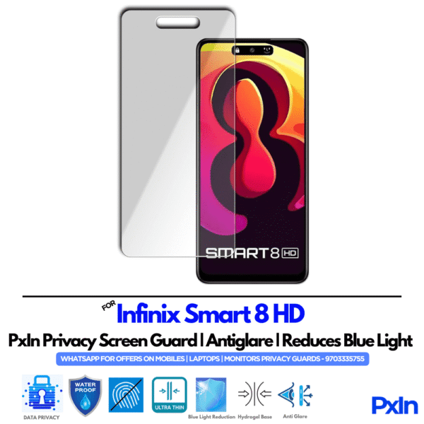 Privacy Screen Guard for Infinix Smart 8 HD Mobile | No.1