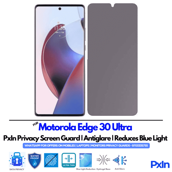 Privacy Screen Guard for Motorola Edge 30 Ultra Mobile | No.1