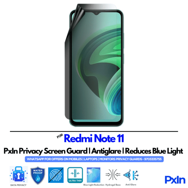Privacy Screen Guard for Redmi Note 11 Mobile | No.1