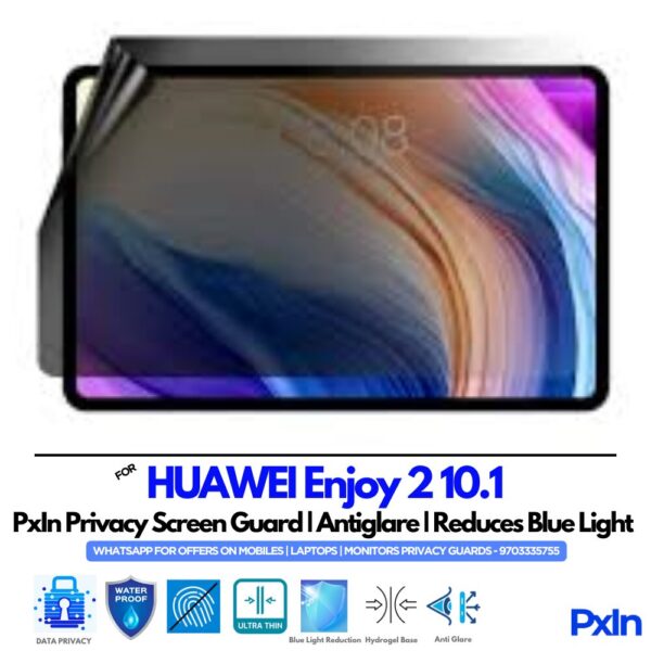 Privacy Screen Guard (Anti-Blue & Anti-Glare) for Huawei Enjoy 2 10.1 ...