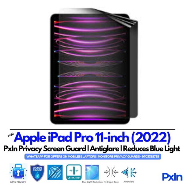 Privacy Screen Guard for Apple iPad Pro 11-inch (2022) | Pxin