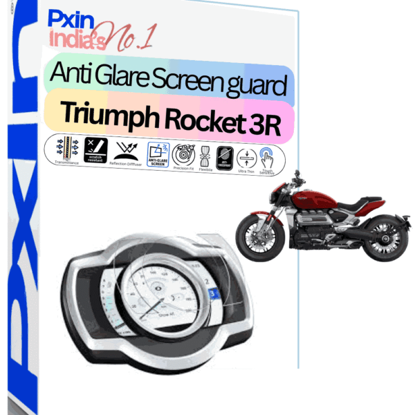 Anti Glare Screen Guard for Triumph Rocket 3R Bike Speedometer | No.1