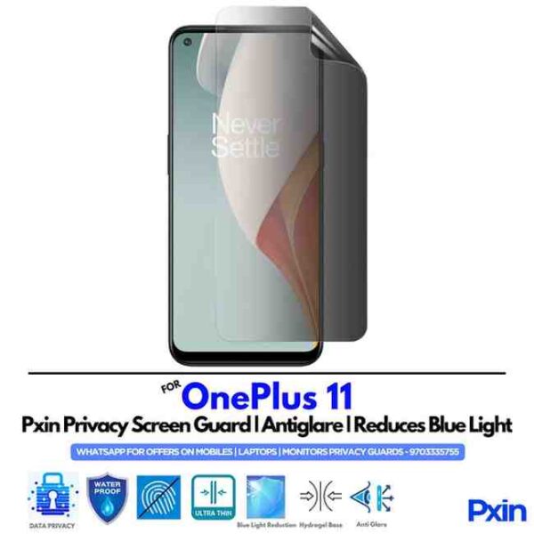 Privacy Screen Guard for OnePlus 11 Mobile | No.1